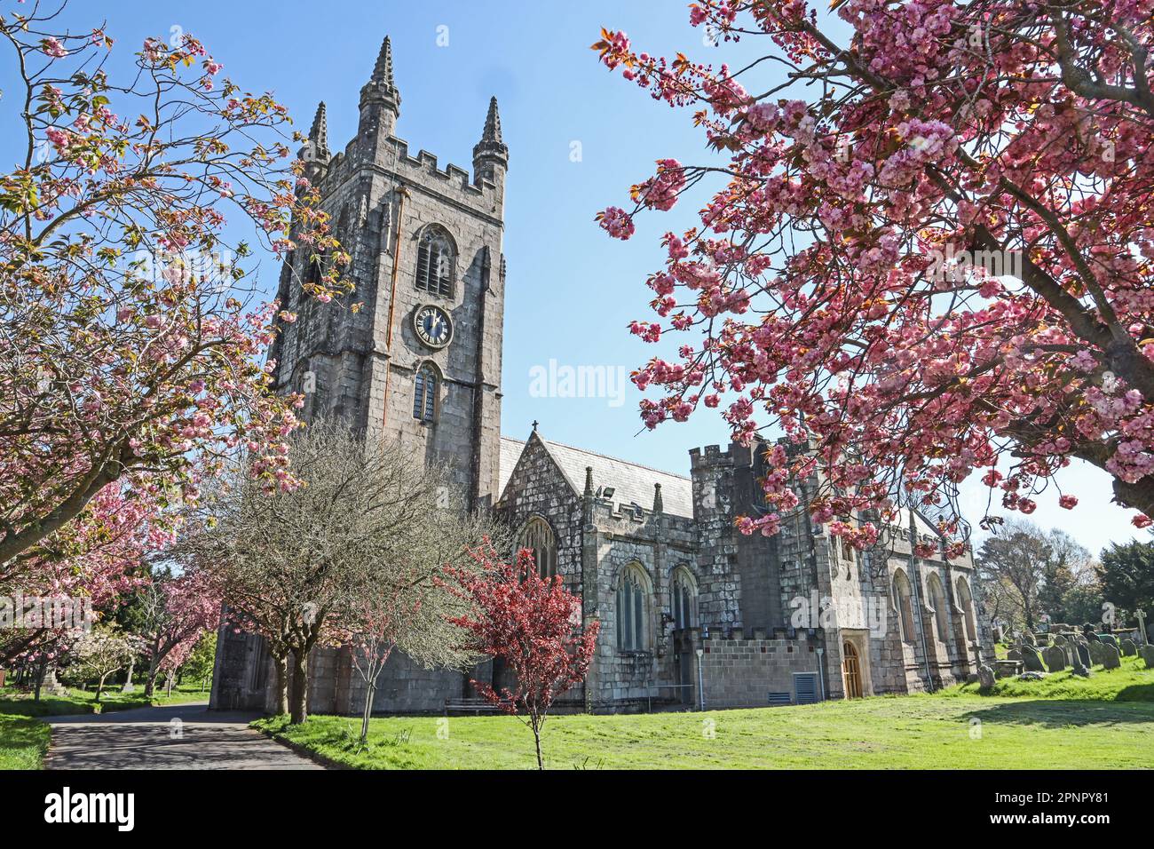 Blossom time at the Grade II listed, Parish Church of St Mary the ...