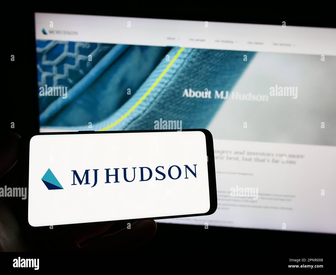 Mj hudson logo hi-res stock photography and images - Alamy