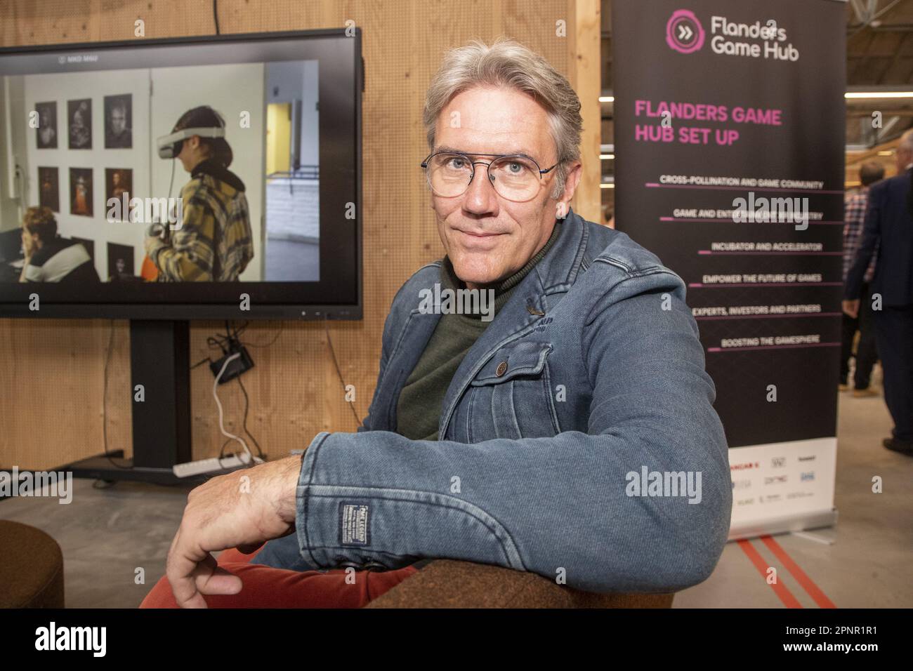 Rik Leenknegt of FGH poses for the photographer during the official ...