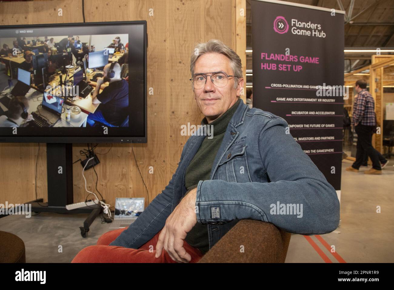 Rik Leenknegt of FGH poses for the photographer during the official ...