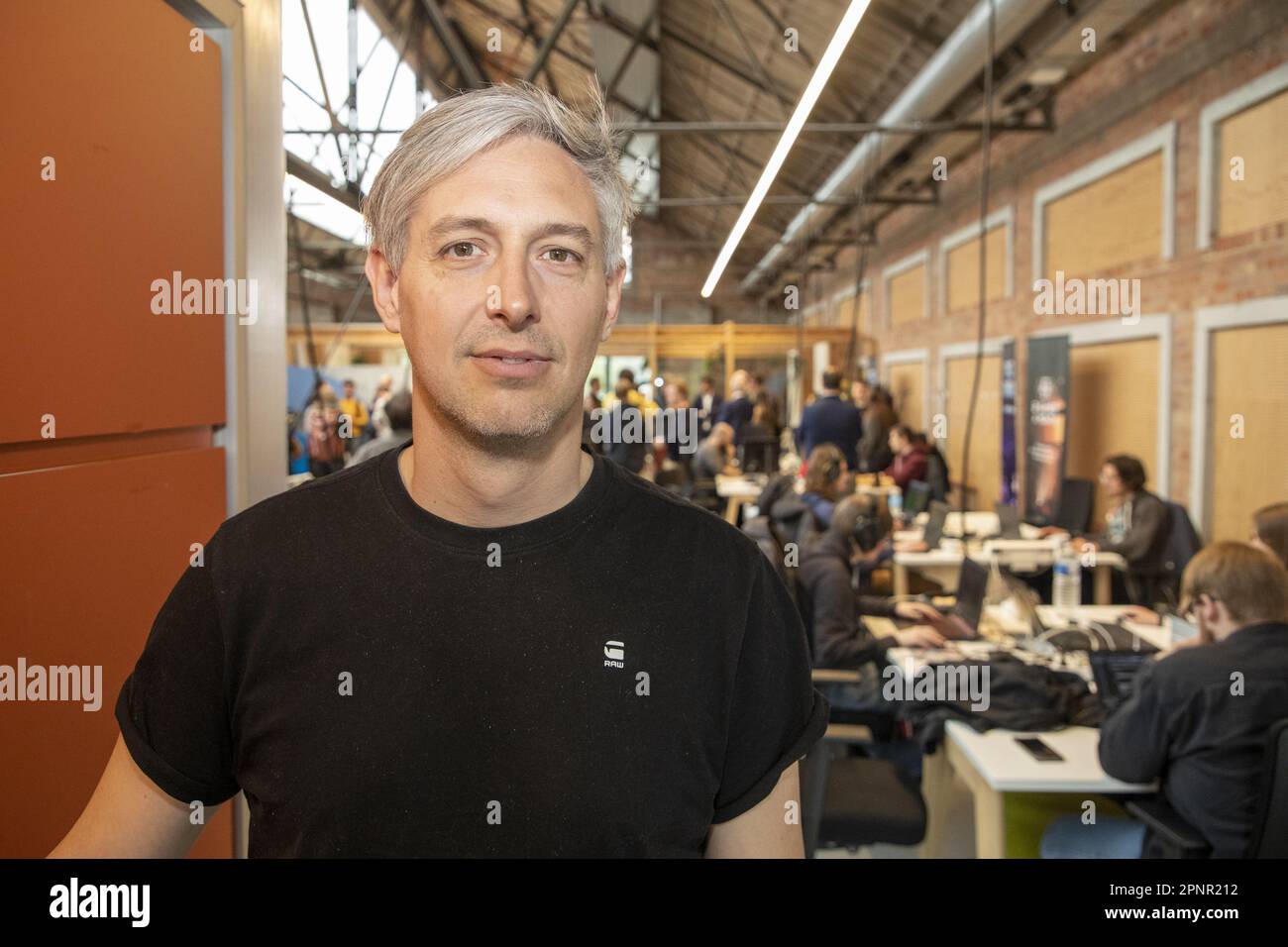 Dirk Van Welden I-Illussion poses for the photographer during the ...