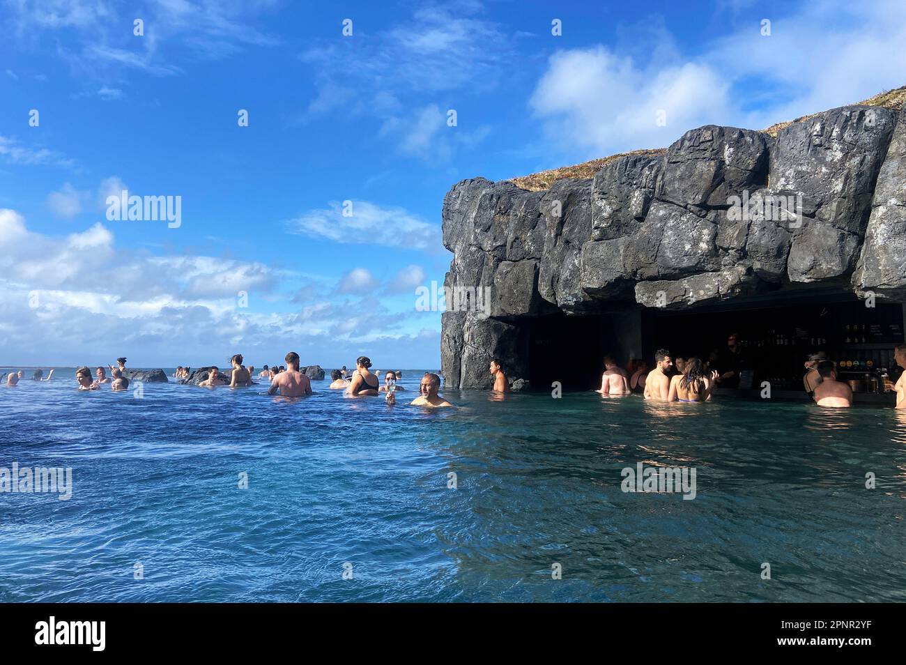 Geothermal spa Sky Lagoon in the southwest of Iceland Stock Photo - Alamy