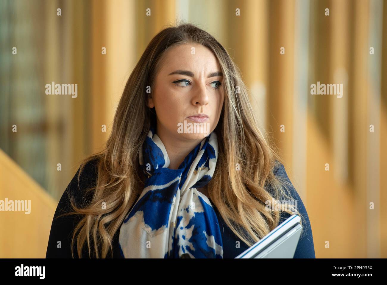 Edinburgh, Scotland, UK. 20th Apr, 2023. PICTURED: Meghan Gallacher MSP ...