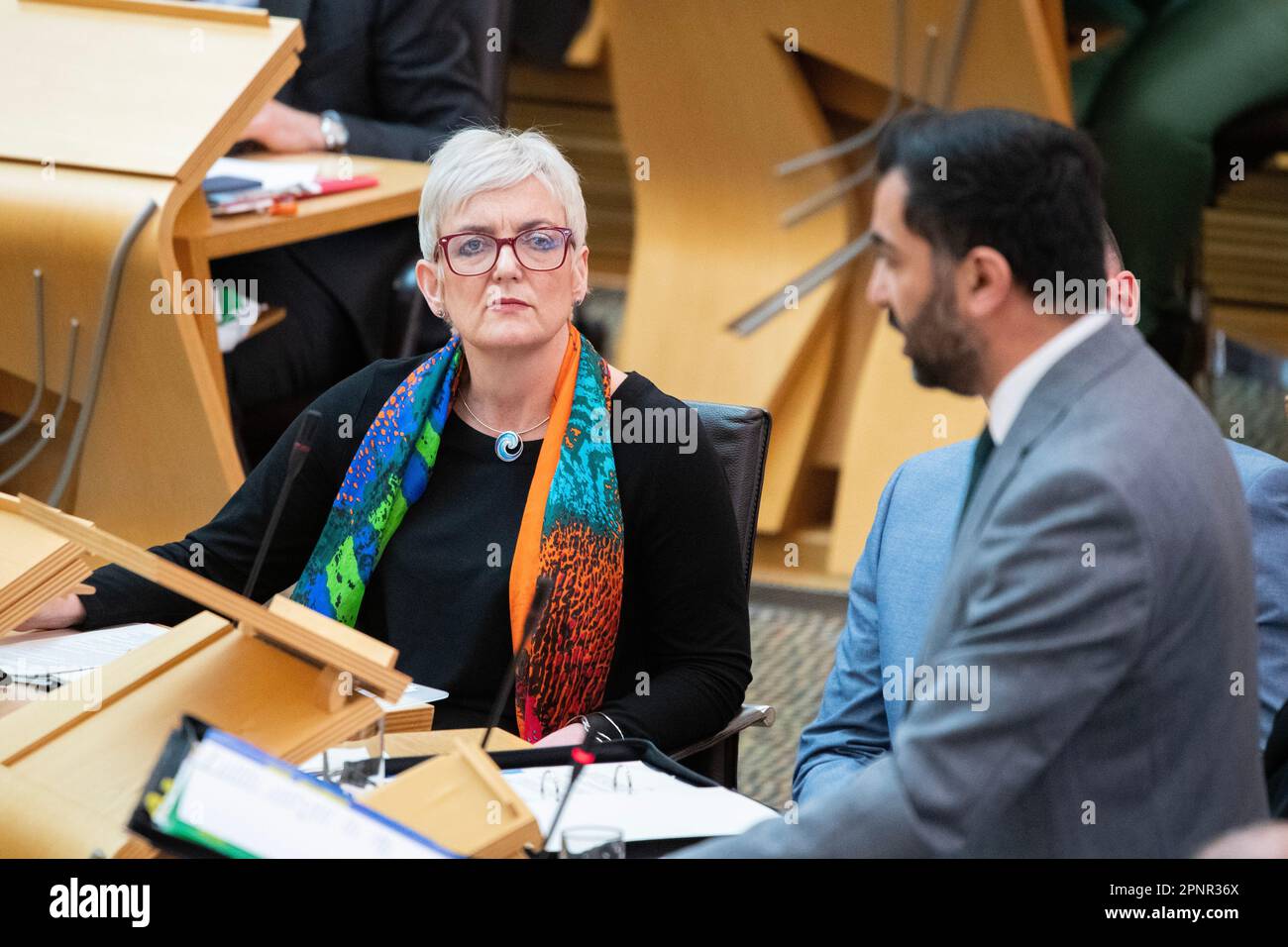 Edinburgh, Scotland, UK. 20th Apr, 2023. PICTURED: Angel Constance MSP ...