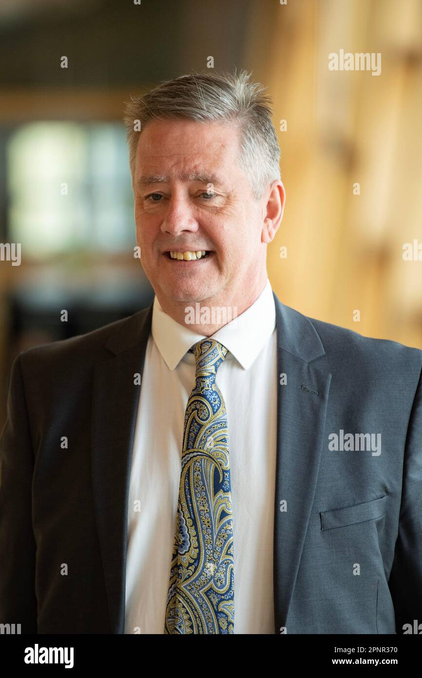 Edinburgh, Scotland, UK. 20th Apr, 2023. PICTURED: Keith Brown MSP ...