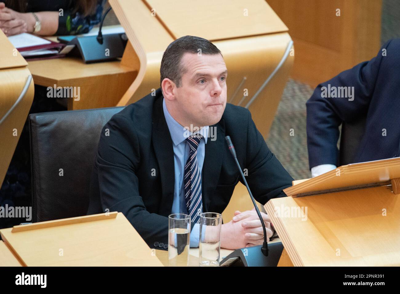 Edinburgh, Scotland, UK. 20th Apr, 2023. PICTURED: Douglas Ross MSP ...