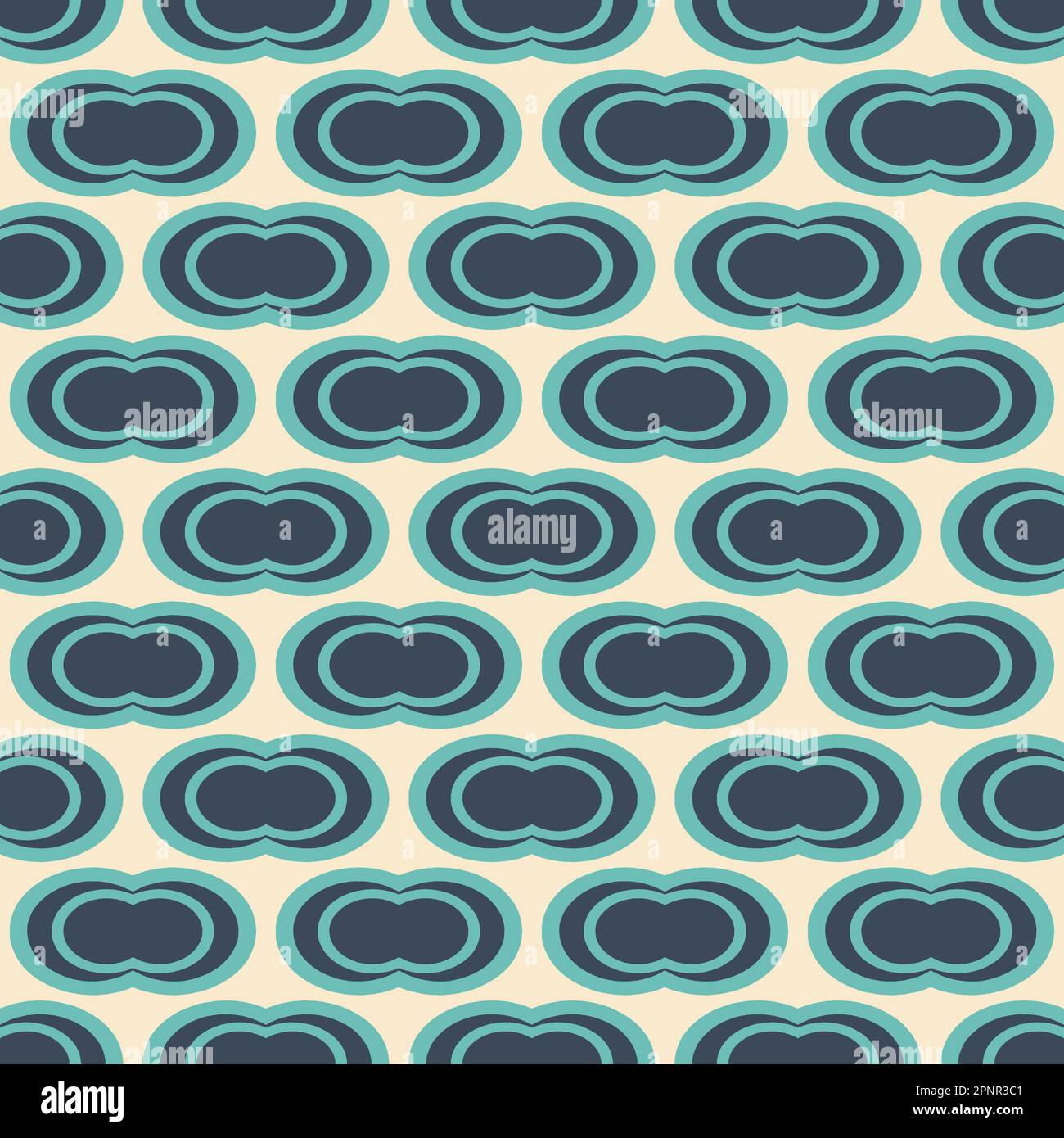 Abstract seamless pattern from the 60s and 70s Stock Photo - Alamy