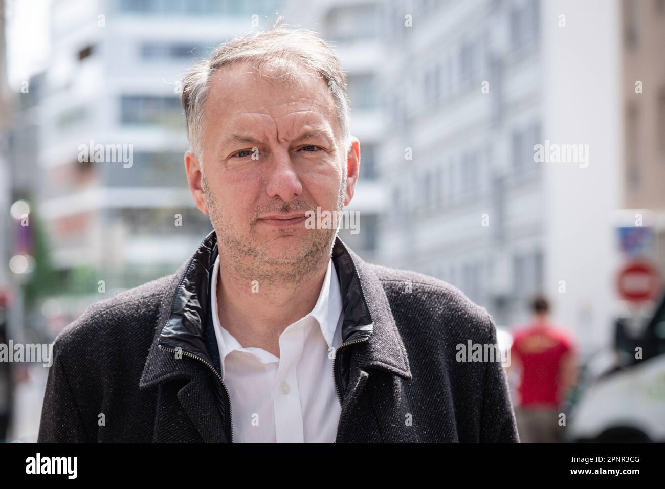 France, Lyon, 2023-04-18. Bruno Bernard president of the metropolis for ...