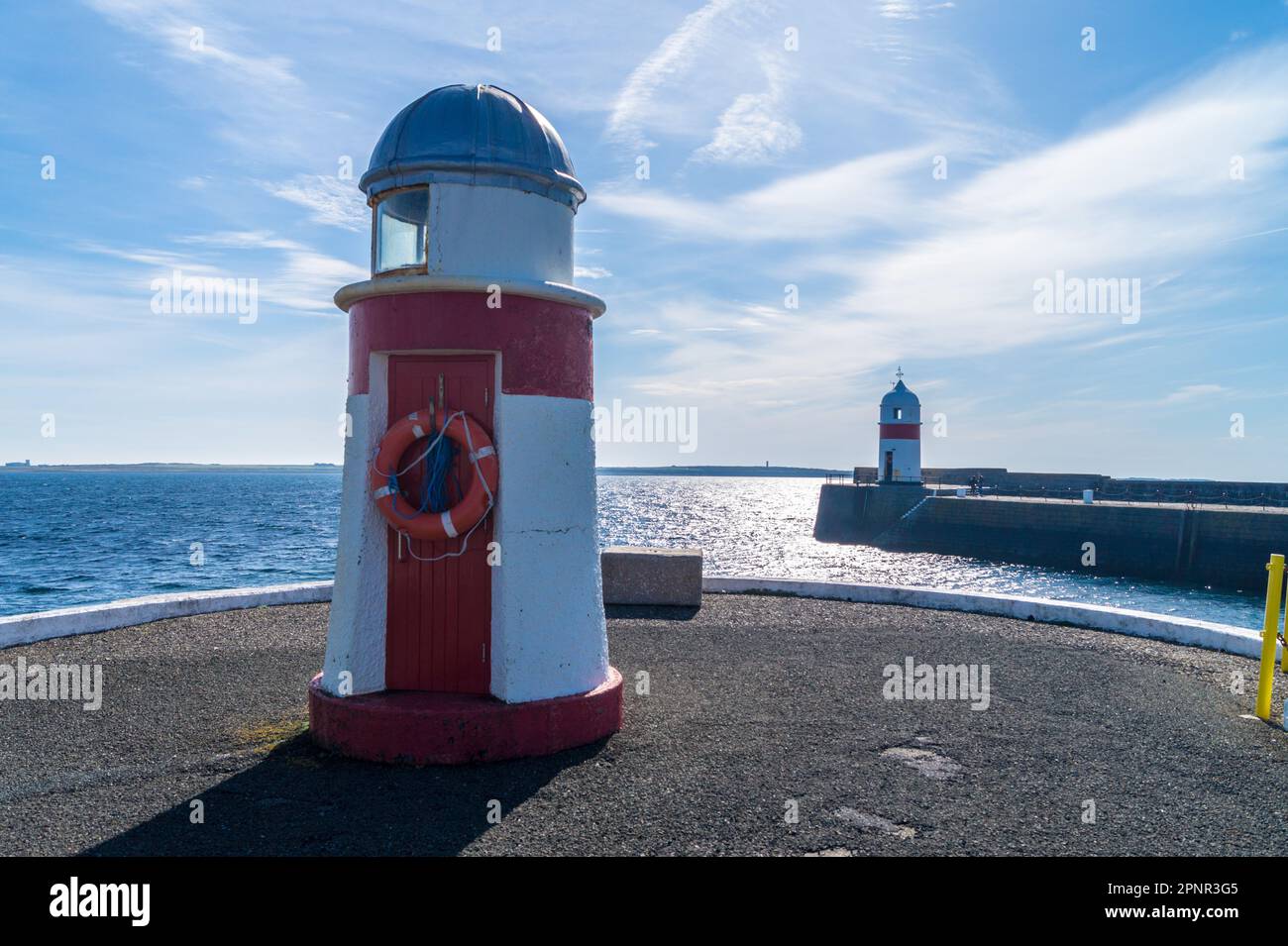 Castletown Lighthouse, Isle of Man Stock Photo - Alamy