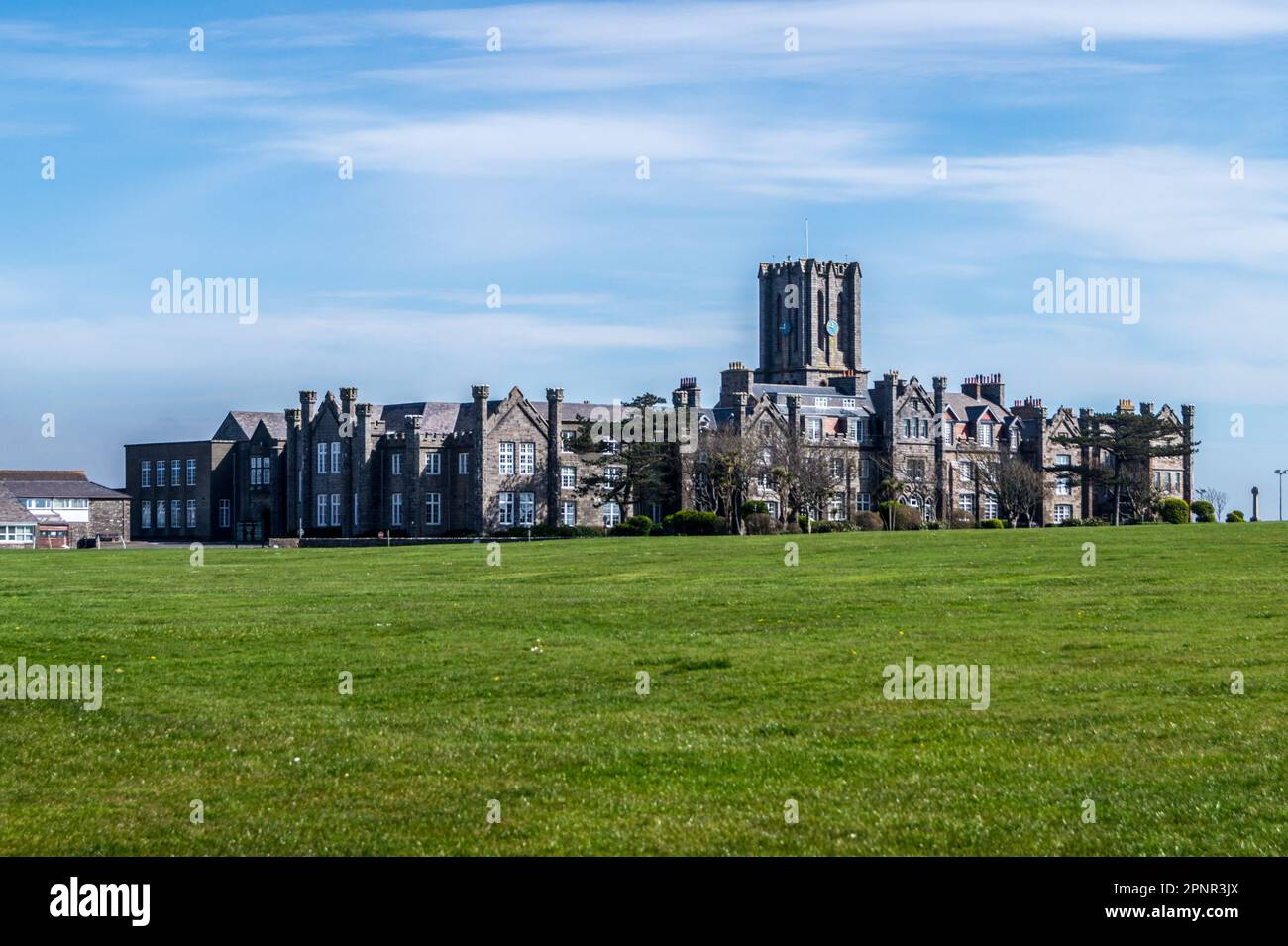 King William's College, private school, Castletown, Isle of Man Stock ...