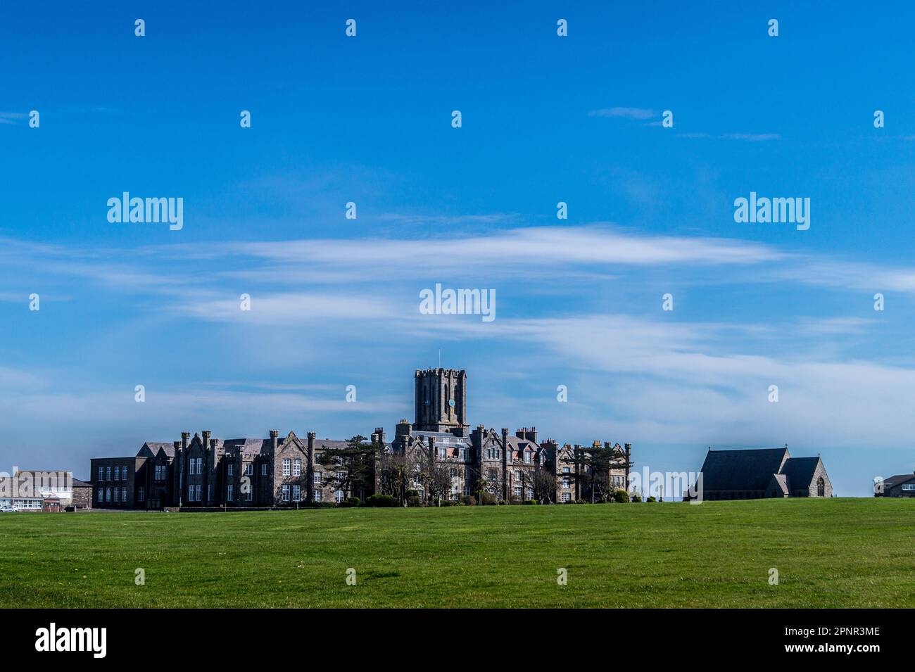 King William's College, private school, Castletown, Isle of Man Stock ...