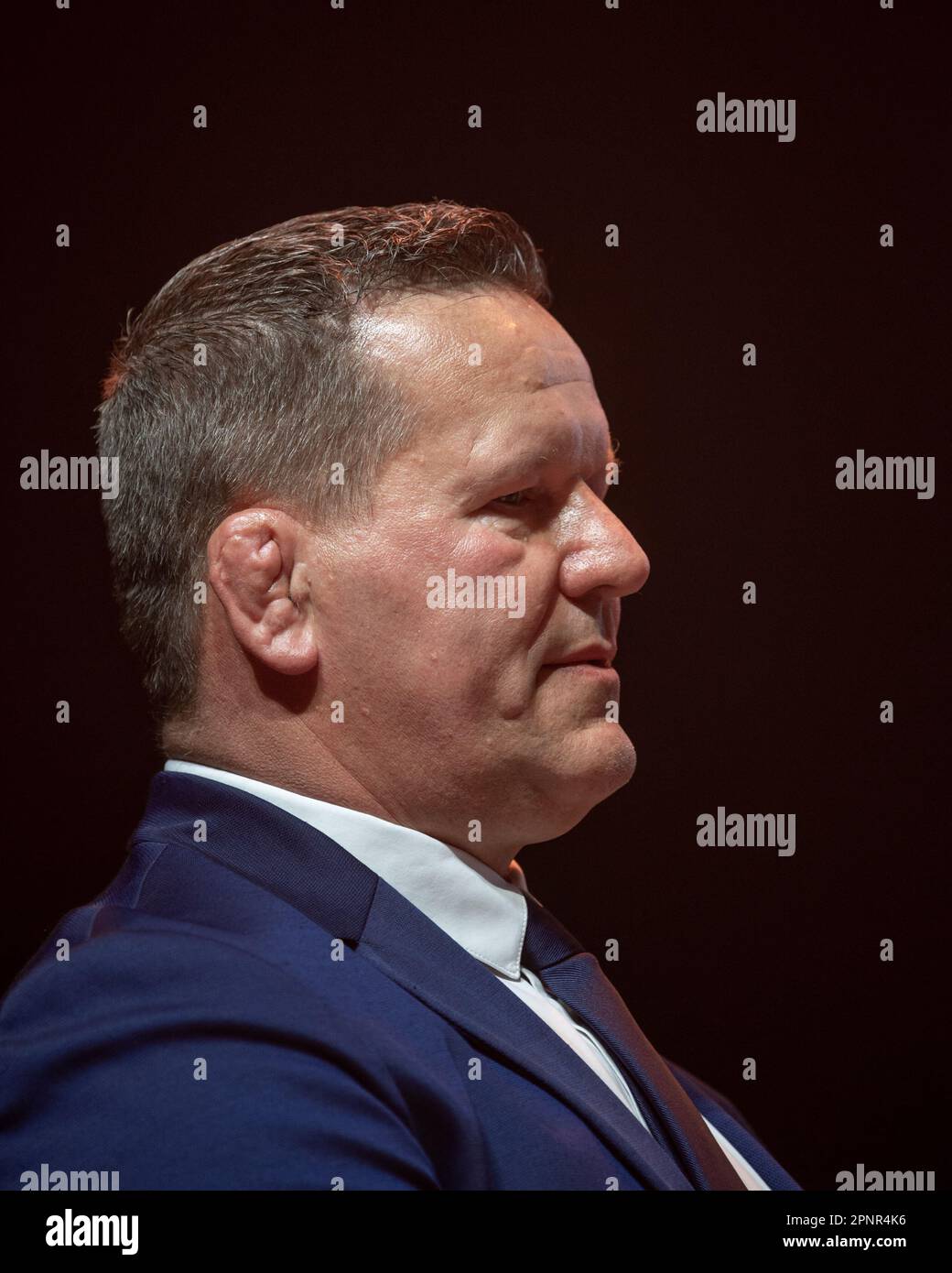 Toulon, France. 18th Apr, 2023. Christian Califano seen during the ...