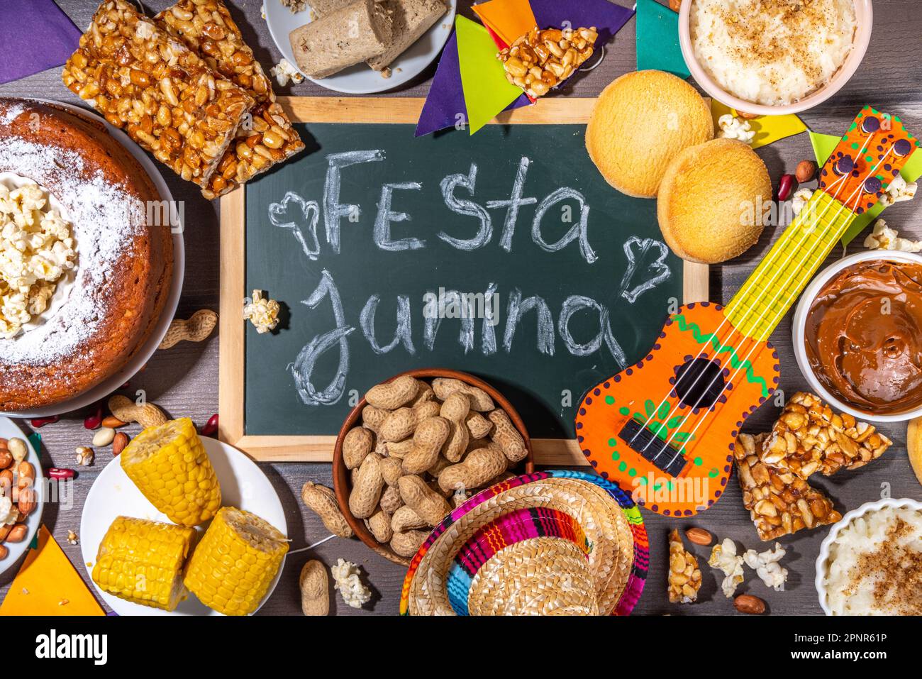 Traditional Festa Junina Summer Festival Carnival Food. Traditional ...