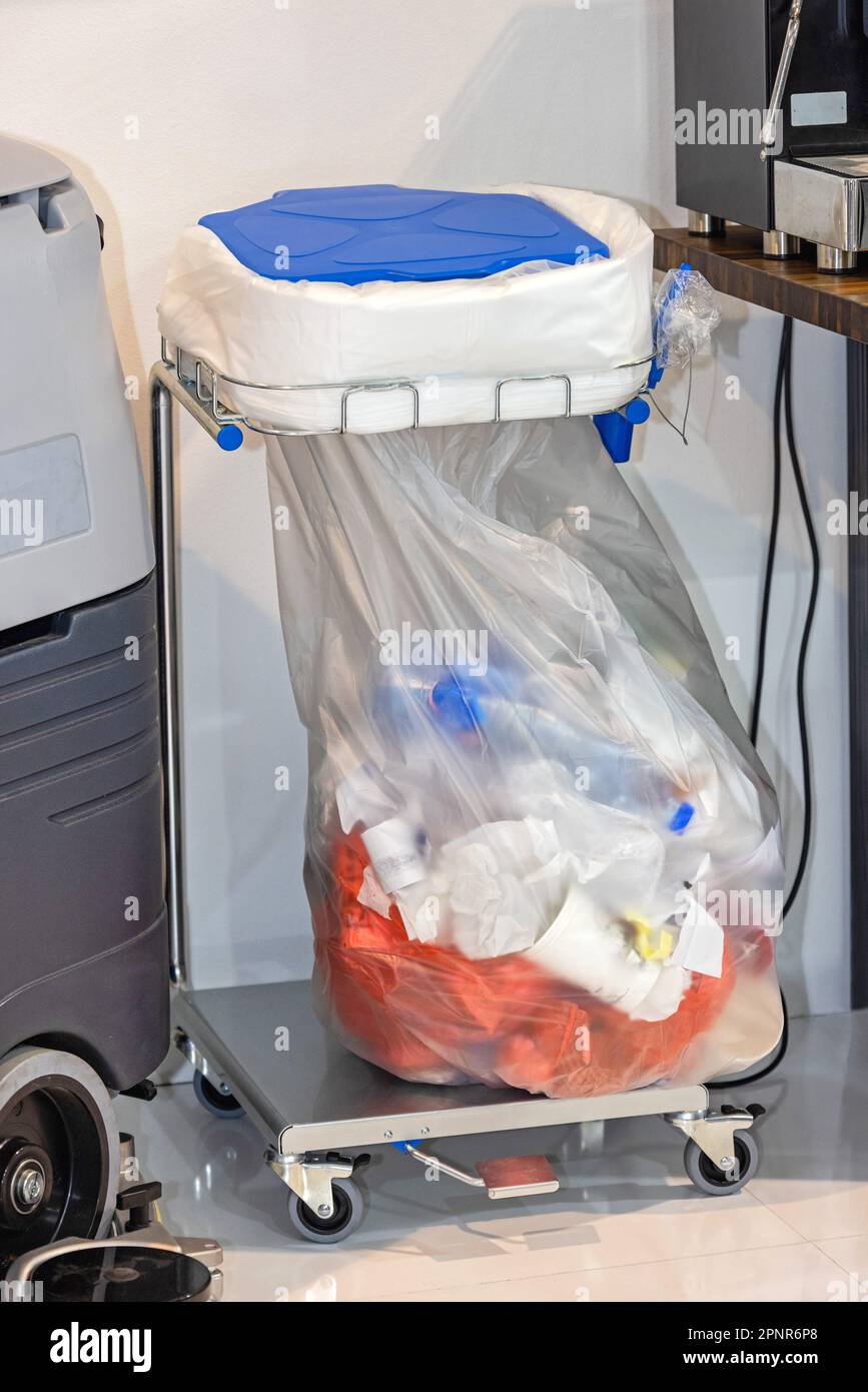 Waste Bagging System Professional Use Workplace Hygiene Trash Stock ...