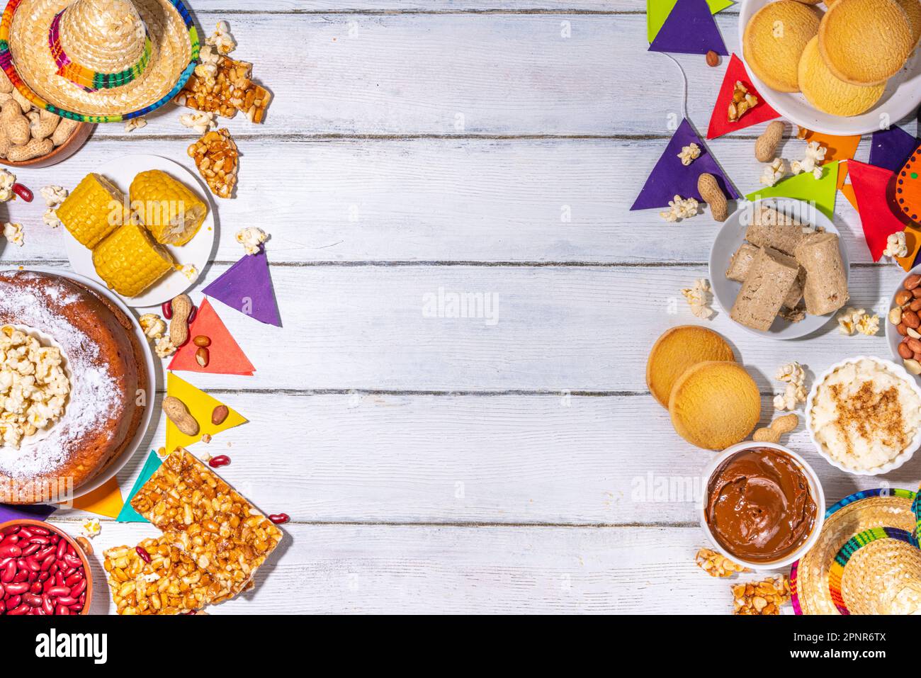 Traditional Festa Junina Summer Festival Carnival Food. Traditional ...