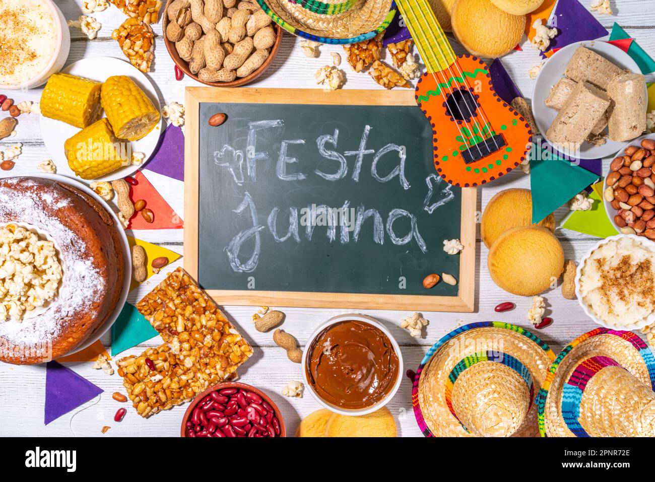 Traditional Festa Junina Summer Festival Carnival Food. Traditional ...