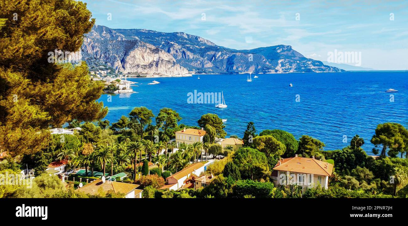 Fanatstic View from Villa Ephrussi de Rothschild in Saint-Jean-Cap ...