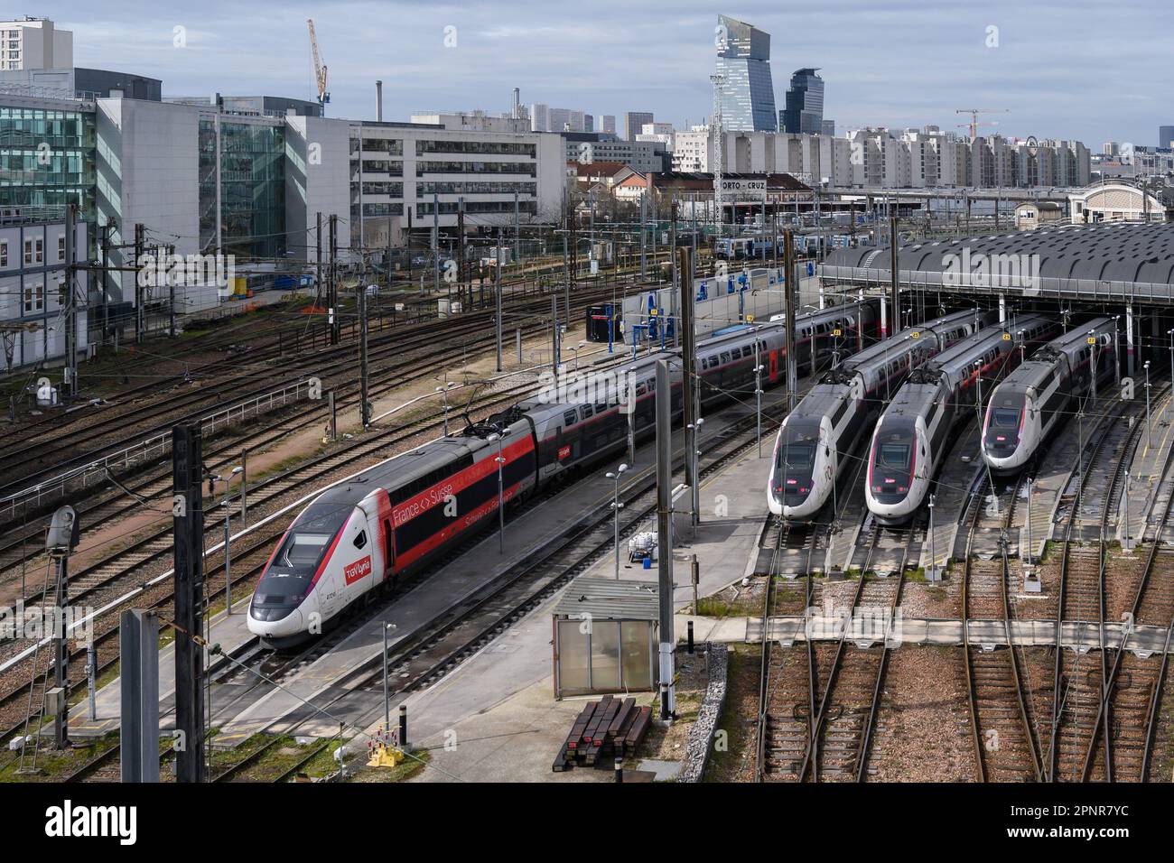 Julien Mattia / Le Pictorium - Illustrative photos of TGVs from the ...