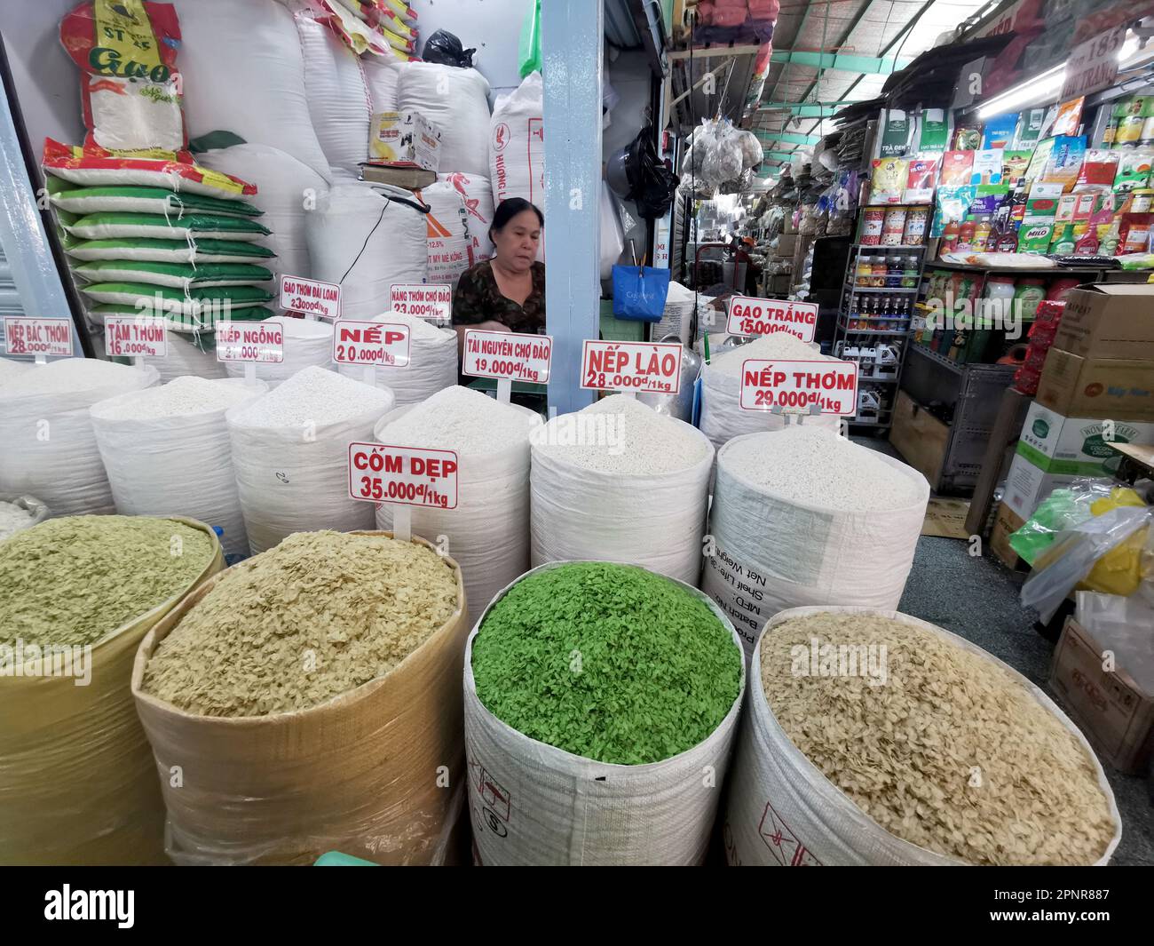 Ho Chi Minh Stadt, Vietnam. 05th Mar, 2023. Different types of rice are ...