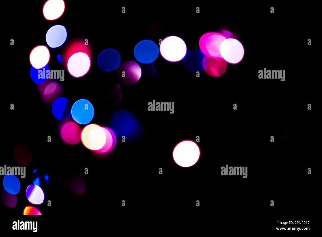 Boke colorful bright neon rays for party background night view. Night ...