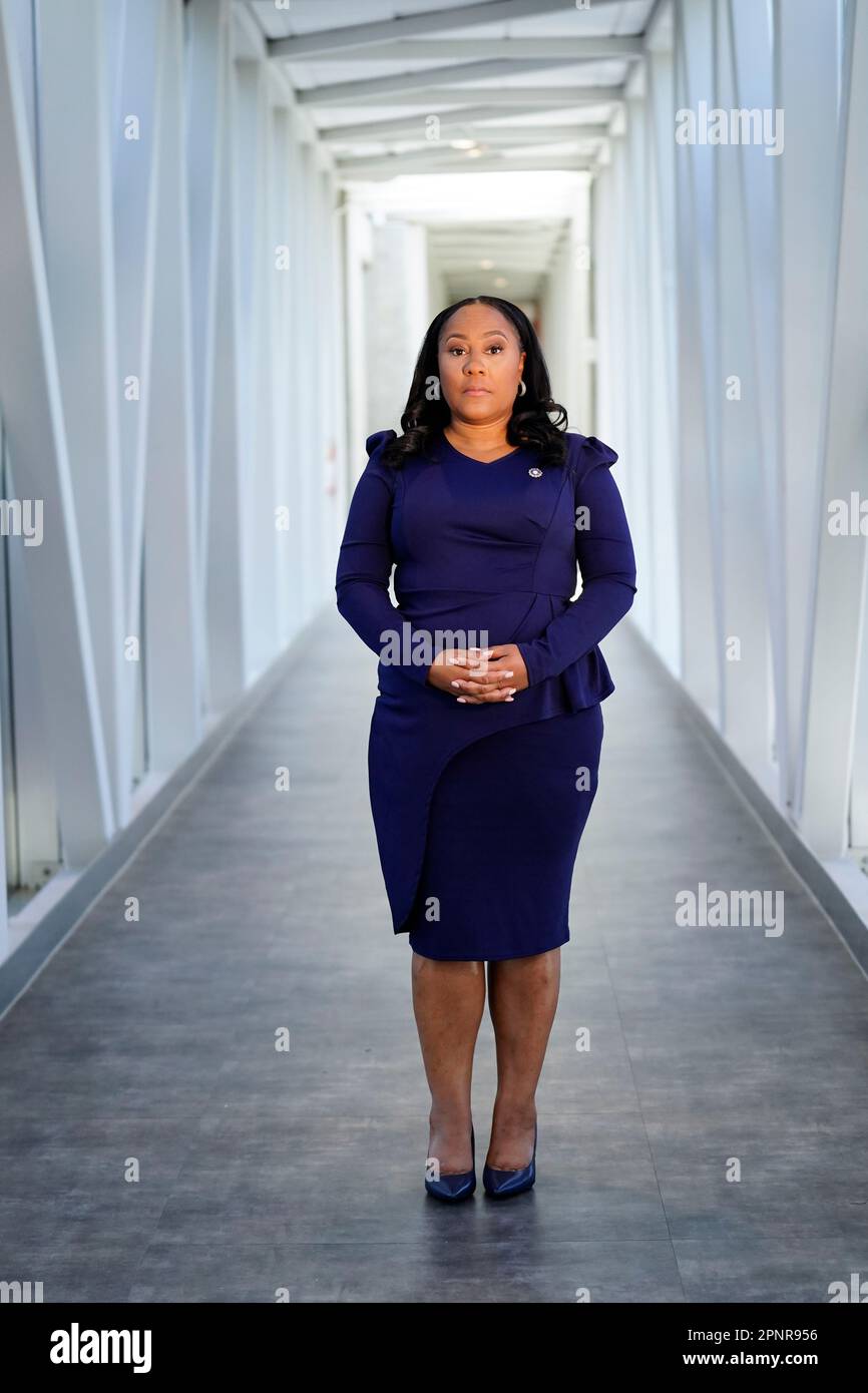 Fulton County District Attorney Fani Willis poses for a portrait ...