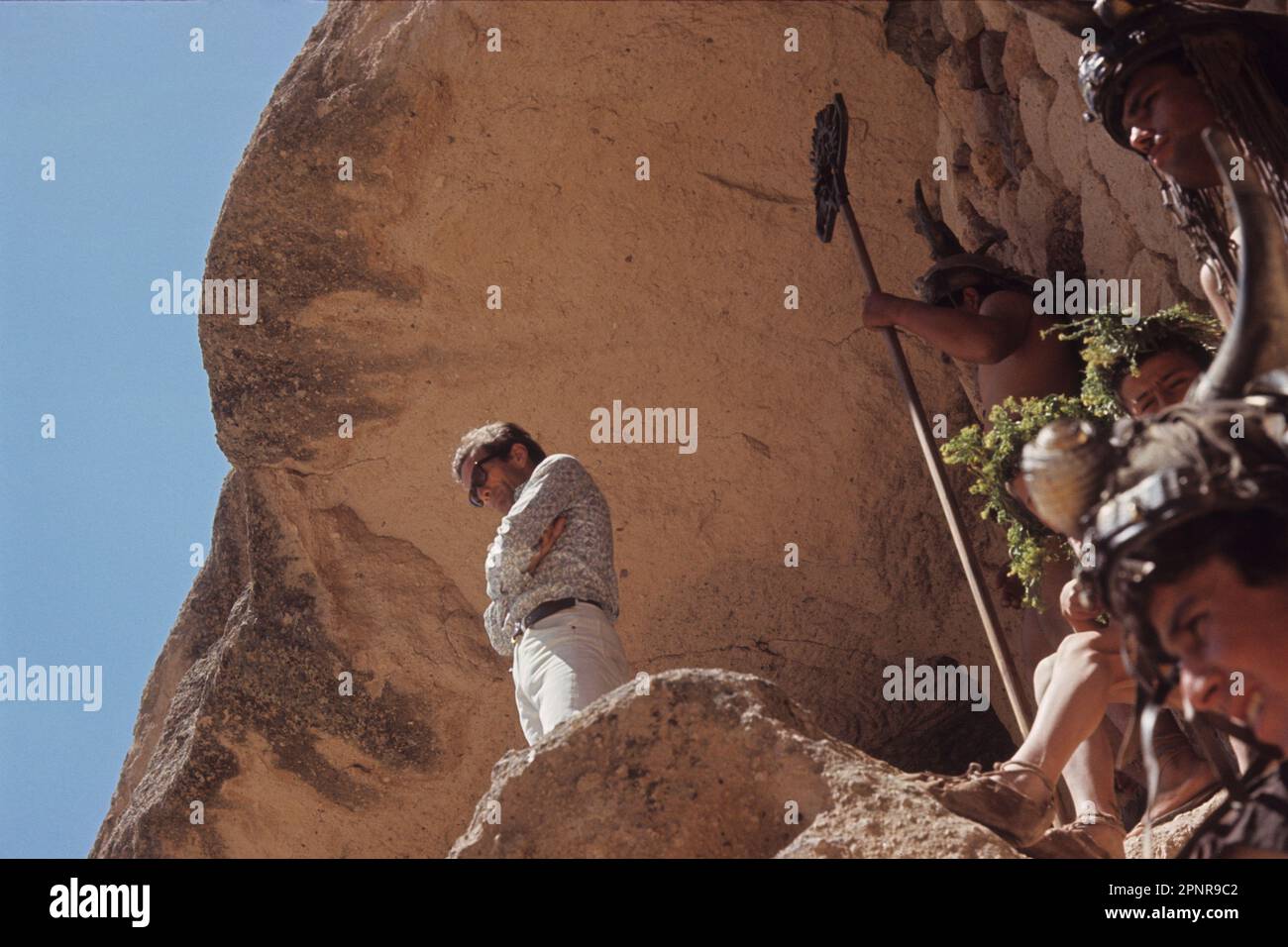 Pier Paolo Pasolini in making film of ''Medea'' the classic Greek ...