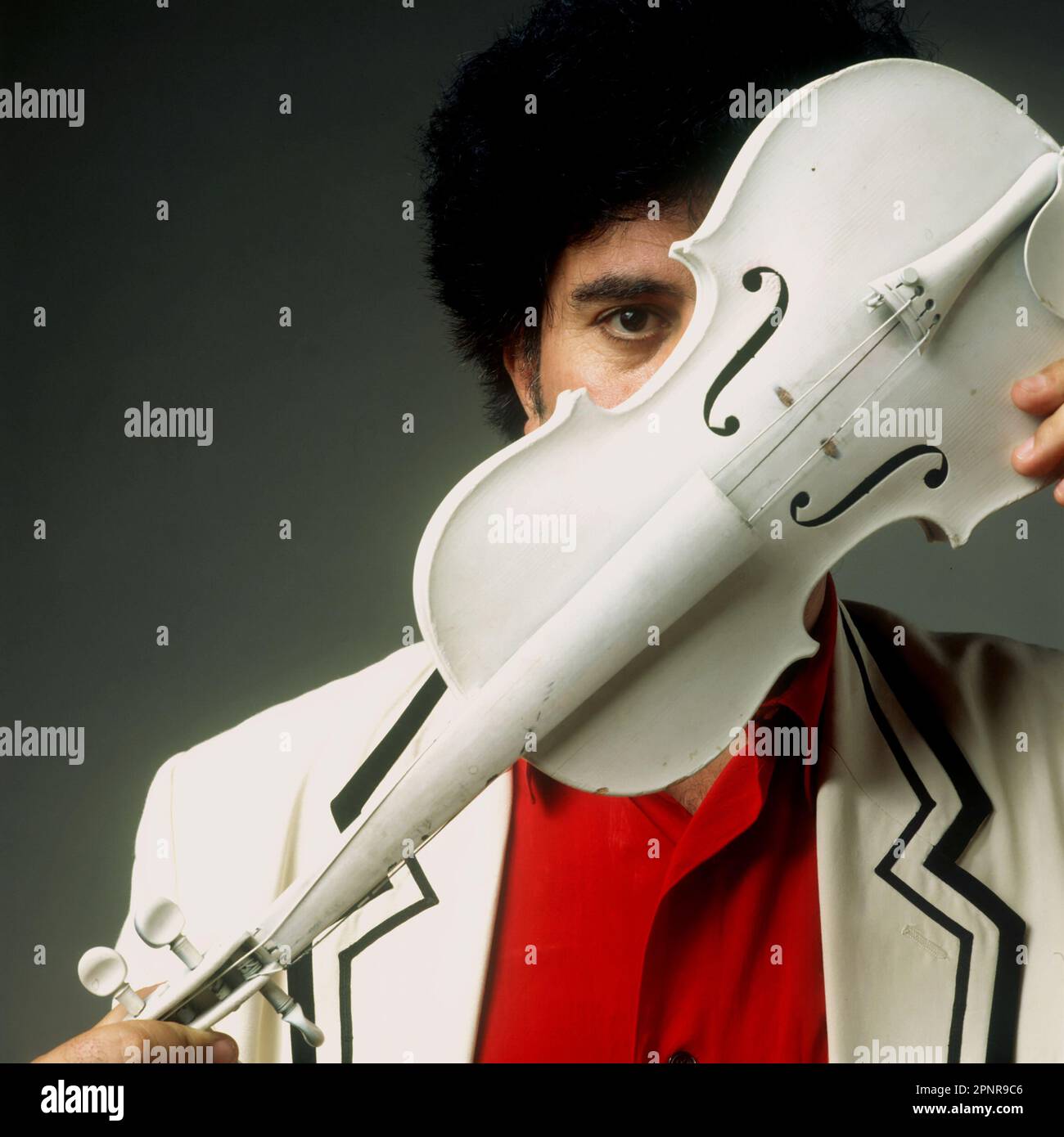 Portrait in studio of Spanish director Almodovar, N.Y.C. 1990 Stock ...