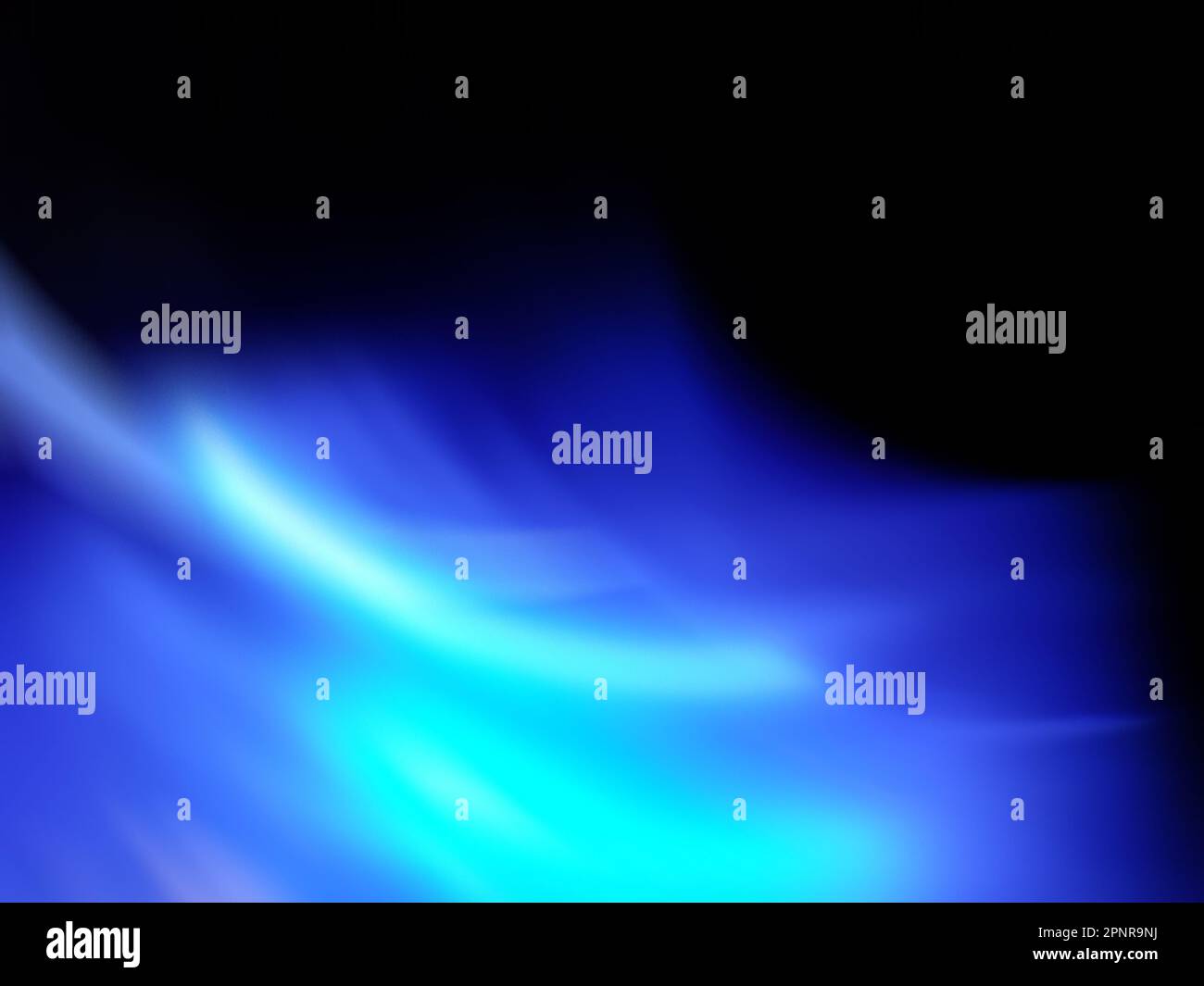 Shiny blue bright white beam ray blur space. Light blur radiance on ...