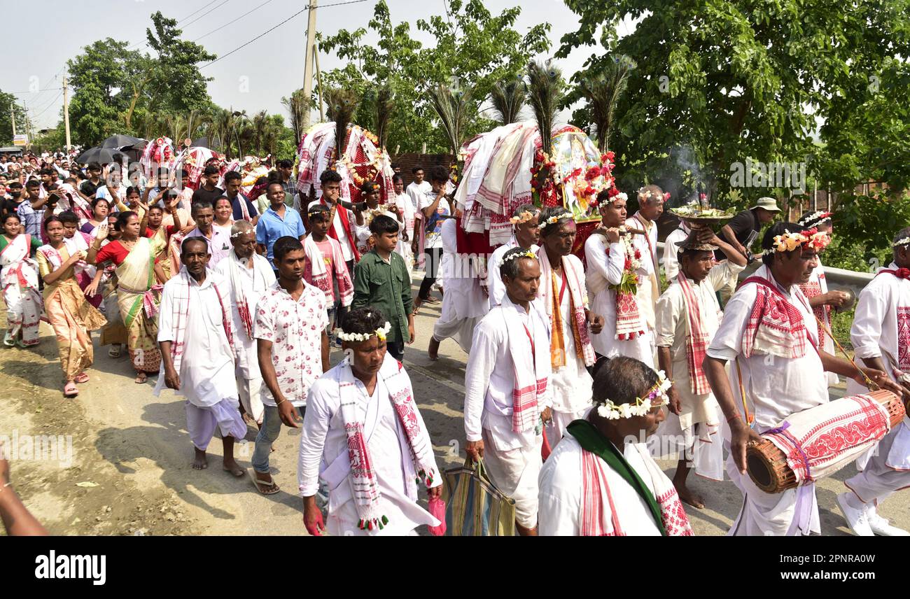 Guwahati, Guwahati, India. 20th Apr, 2023. Devotees taking part in ...