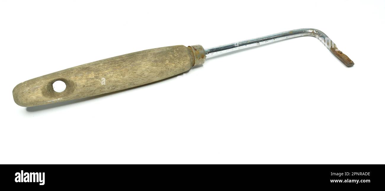 Curved stainless steel handle hi-res stock photography and images - Alamy