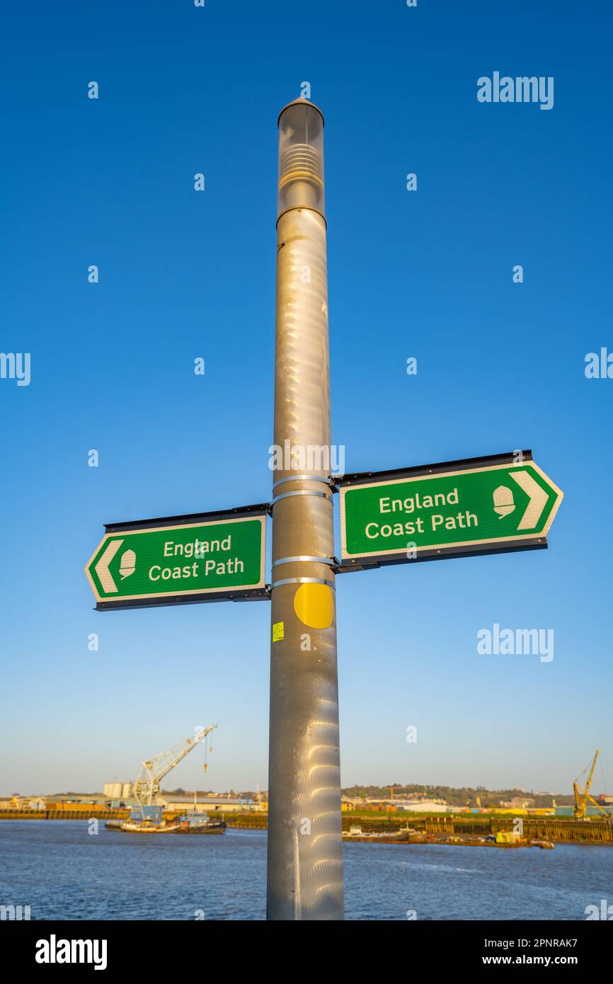 North pole direction sign hi-res stock photography and images - Alamy