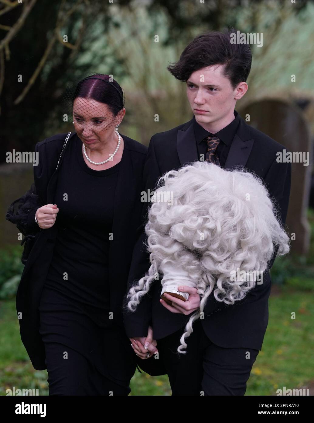 Daughter of Paul O'Grady, Sharyn Mousley, with an unidentified young ...