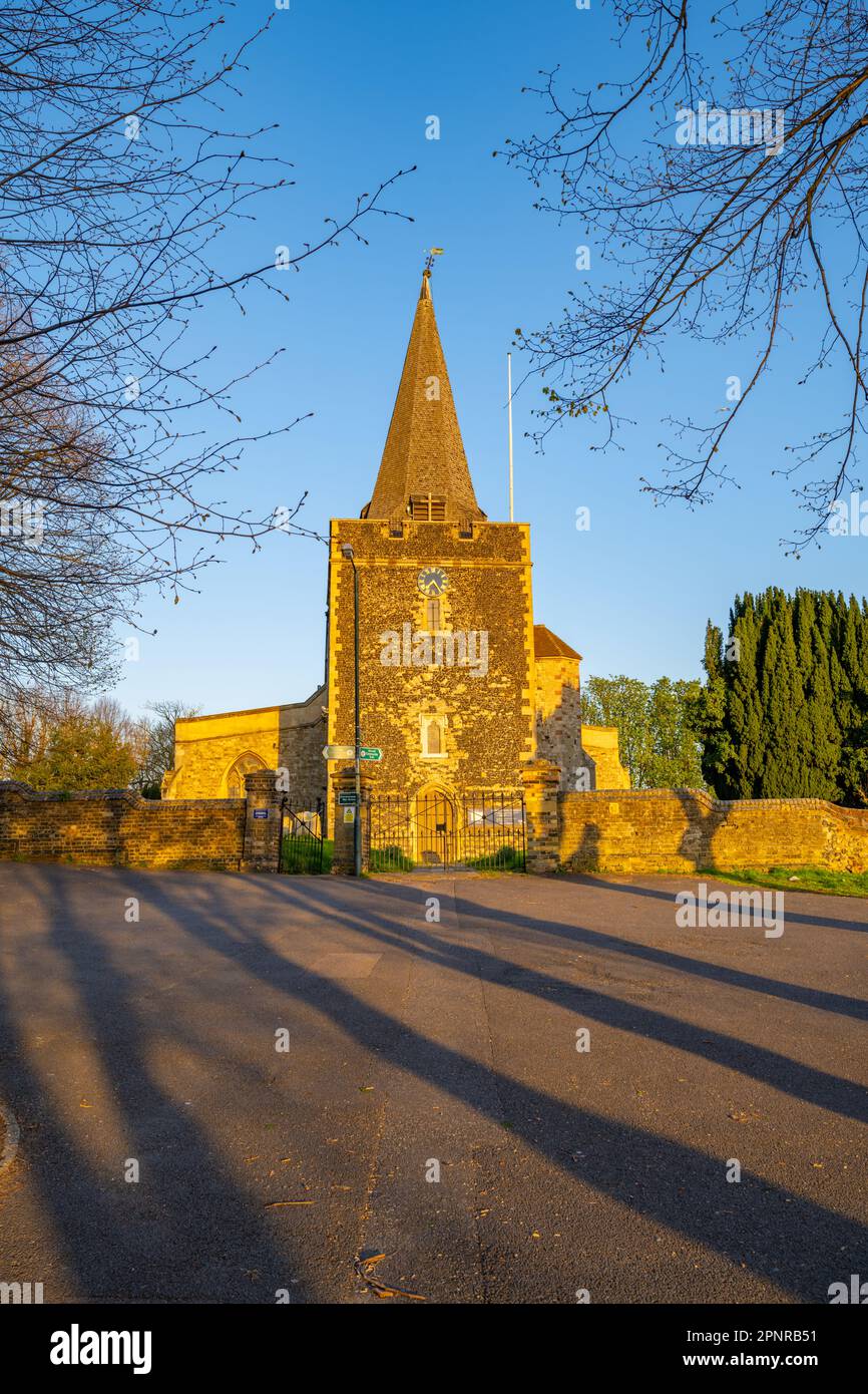 All Saints, Church in Frindsbury, Rochester Kent Stock Photo - Alamy