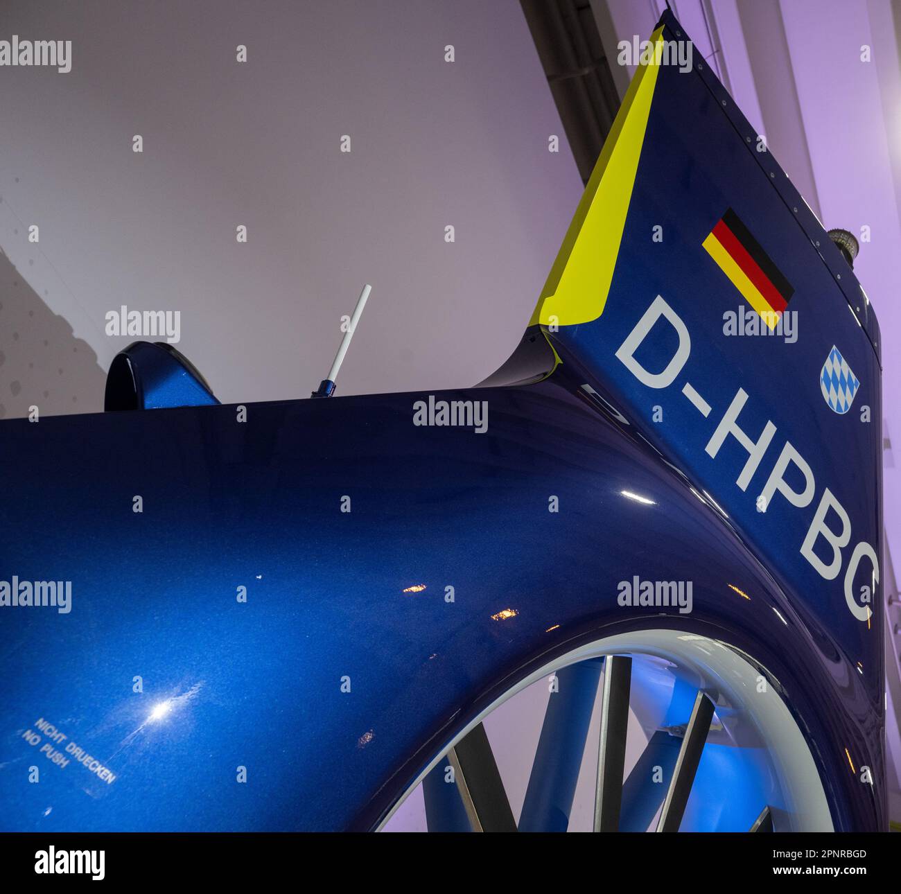 SCREENSHOT - 20 April 2023, Bavaria, Donauwörth: An Airbus H145 ...