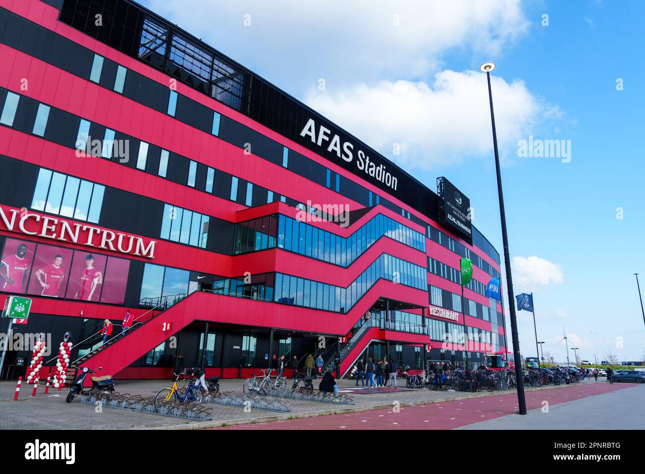 ALKMAAR, 20-04-2023, AFAS stadium , season 2022 / 2023 , UEFA europa ...