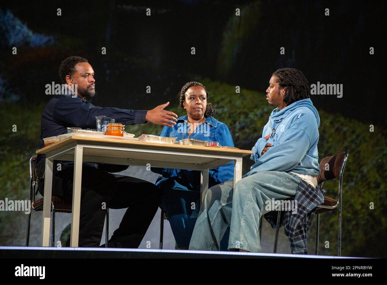 family reconciliation - l-r: Kenneth Kellogg (The Father), Nadine ...