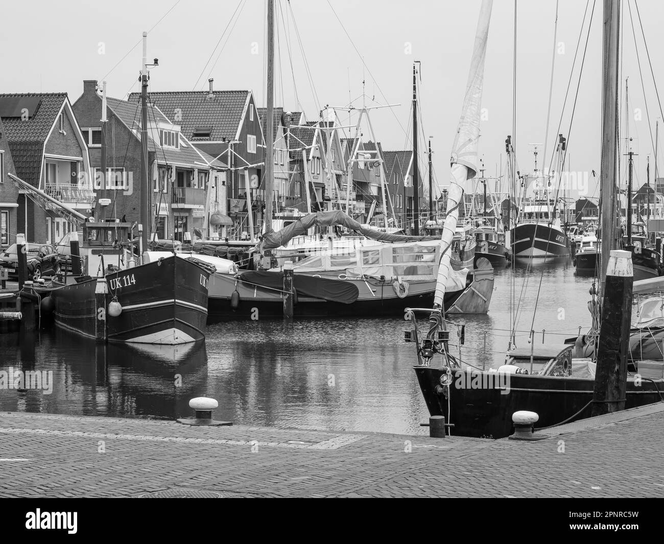 the city of Urk in the netherlands Stock Photo - Alamy