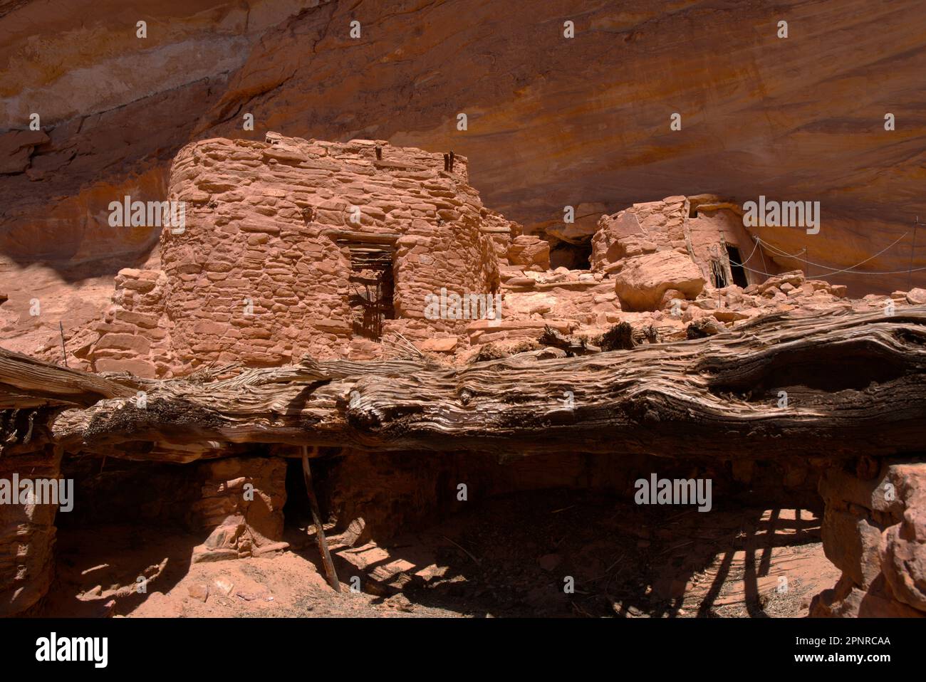 Views of the Split Level Ruins in Utah's Grand Gulch, remnants of an ...