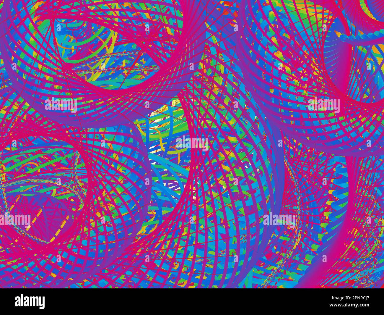 Illustration of abstract psychic wave that represents an expanded ...