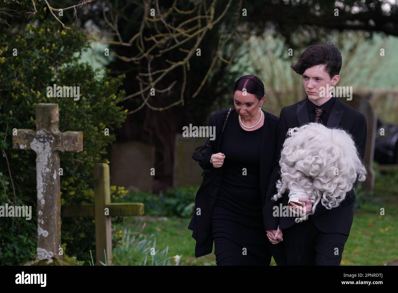 Daughter of Paul O'Grady, Sharyn Mousley, with an unidentified young ...