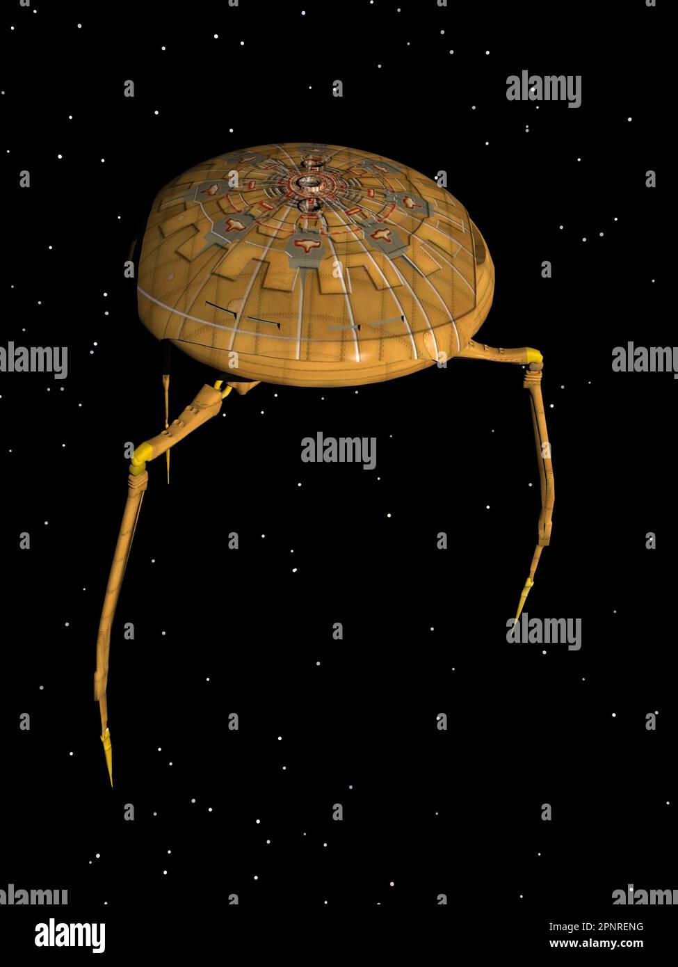 Deep space spaceship in a star field Stock Photo - Alamy