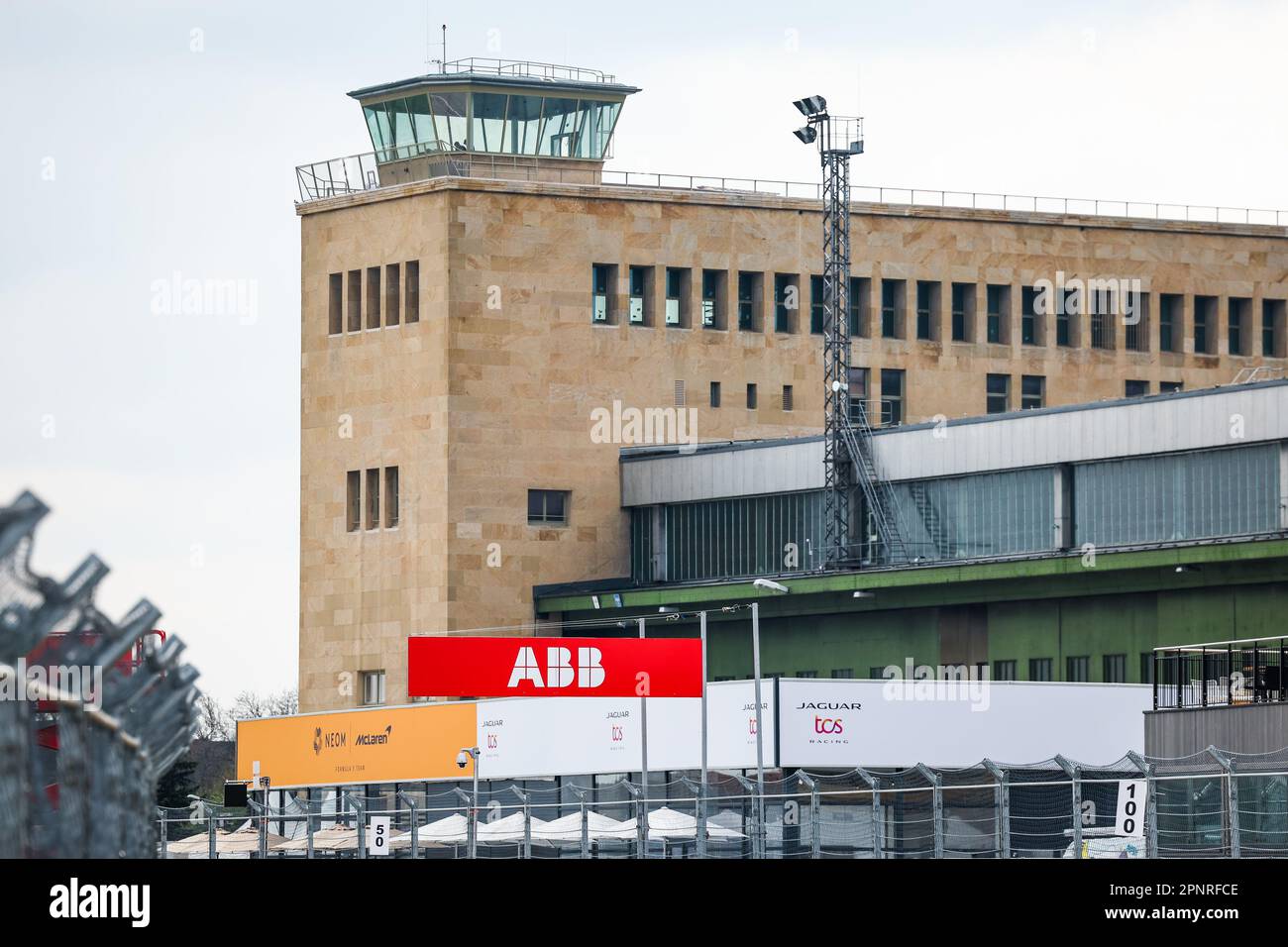 Illustration logo ABB Formula E during the 2023 Berlin ePrix, 6th ...