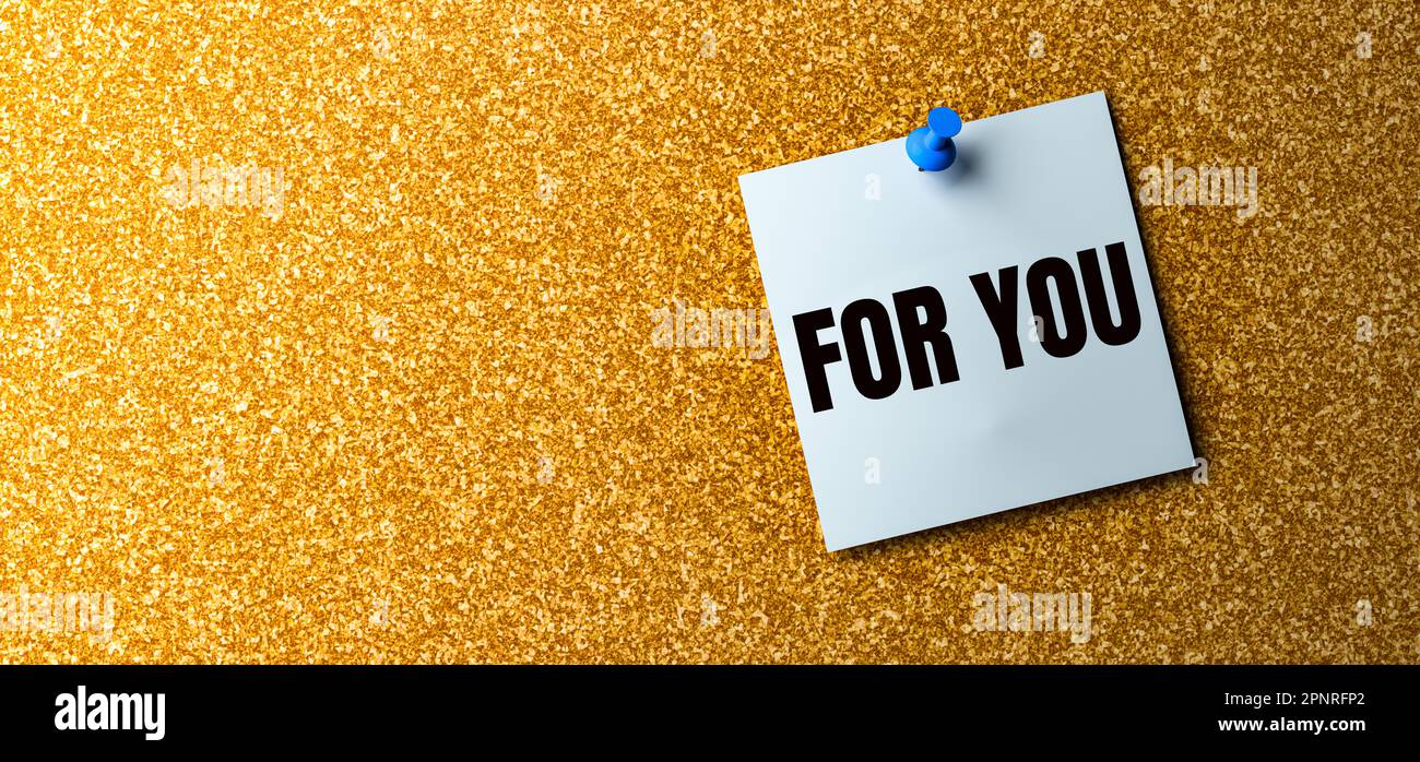 for you note Stock Photo - Alamy