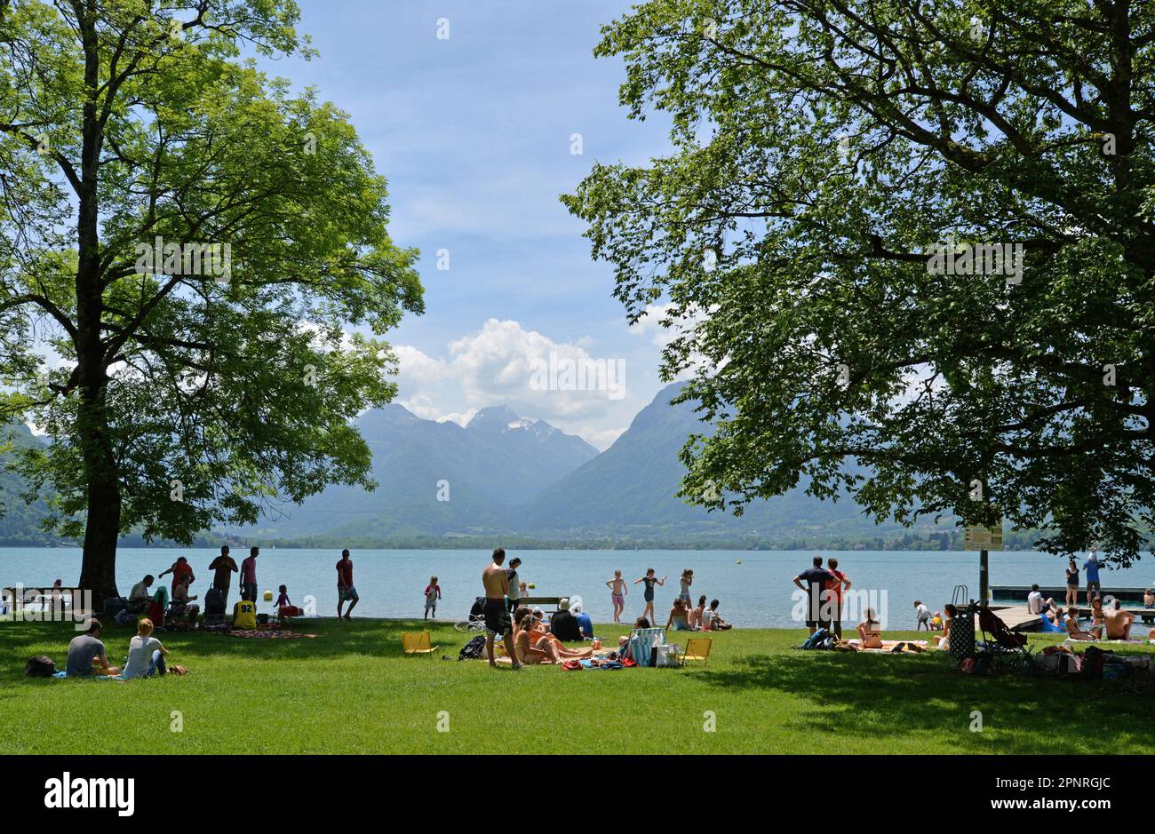Angon Lac d'Annecy F 74 Stock Photo - Alamy