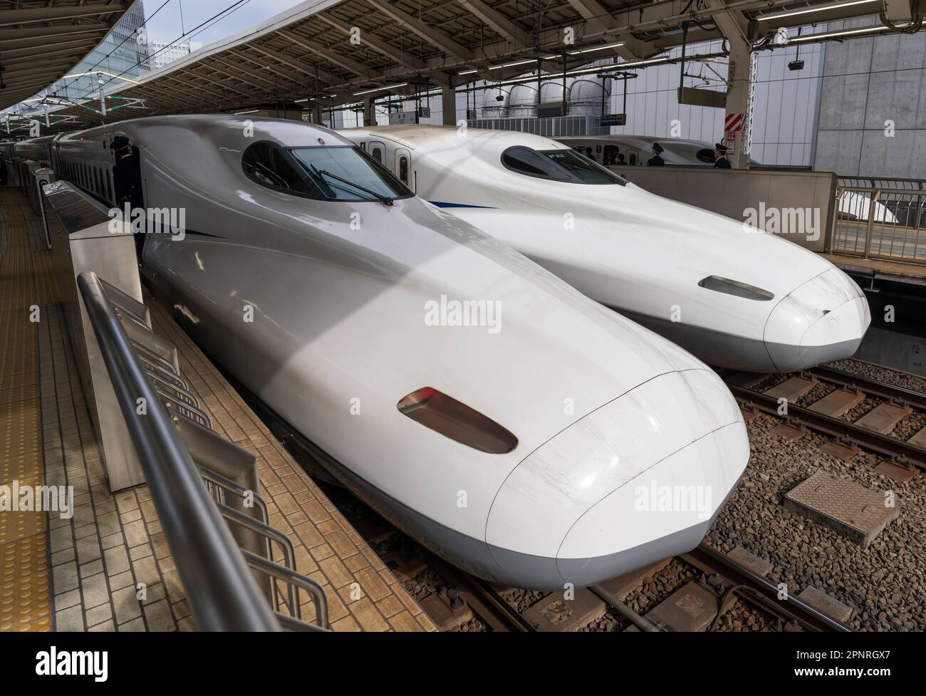 JR Tokai N700 Shinkansen trains at Tokyo Station in Japan Stock Photo - Alamy