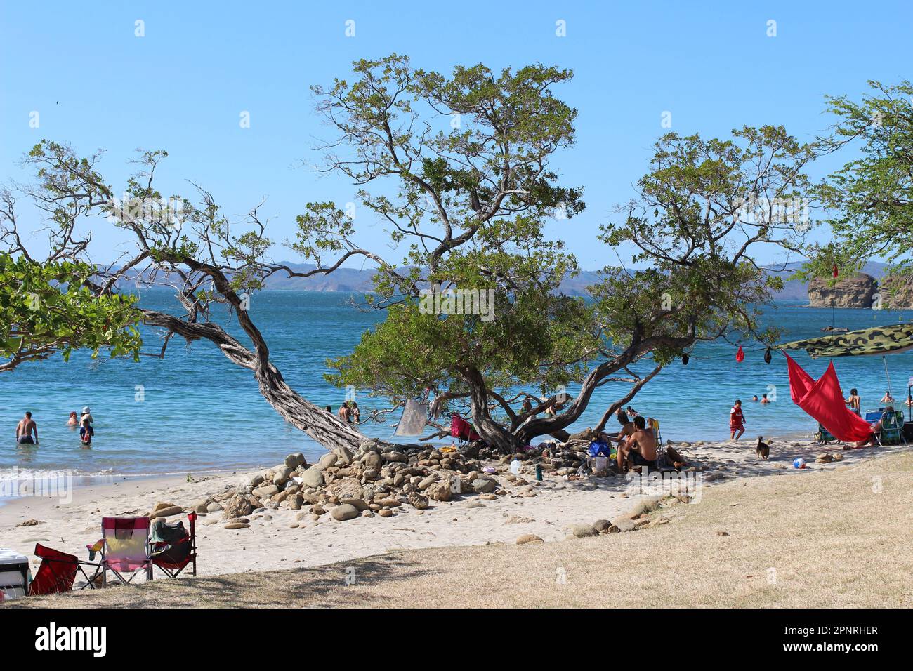 Beach day in north west Costa Rica Stock Photo - Alamy