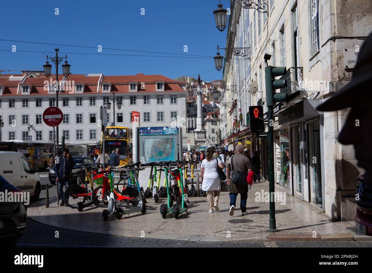 Rossio metro station entrance hi-res stock photography and images - Alamy