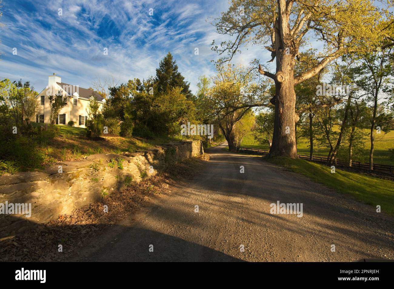 United States: April, 15 2023: A old home sits off of Snake Hill Road ...