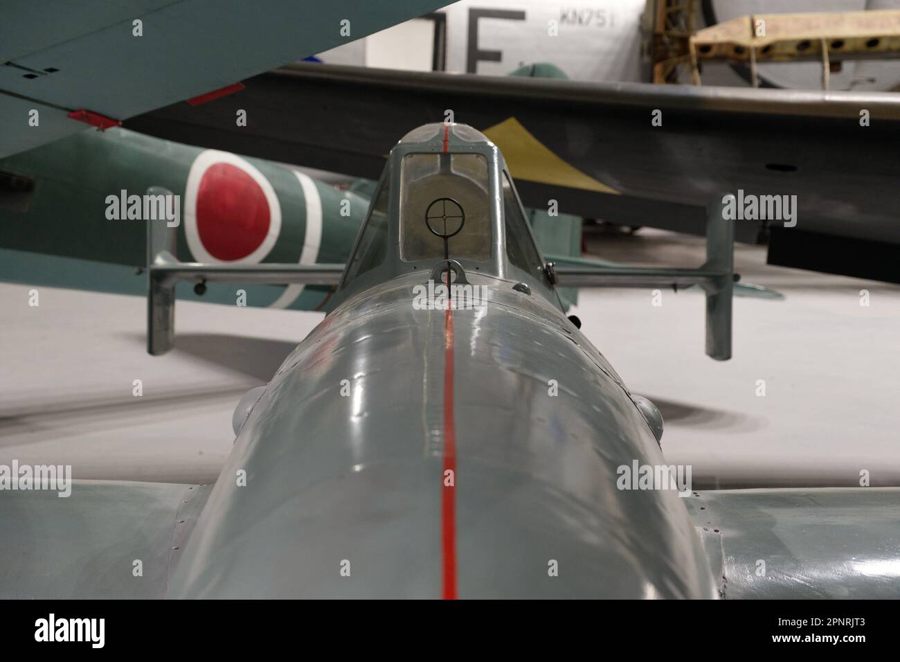 Yokosuka MXY7 Ohka "Cherry Blossom" suicide attack aircraft Stock Photo ...