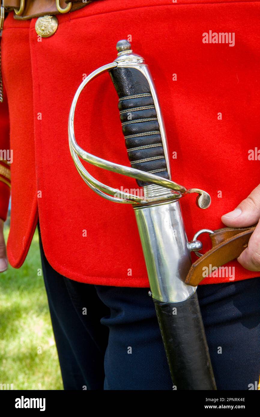 North-West Mounted Police uniform and saber, Fort Benton's Summer ...